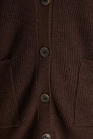 Rag & Bone Selah Mélange Ribbed Wool Cardigan