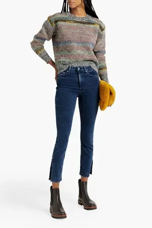 Rag & Bone Willow Jacquardknit Wool Sweater