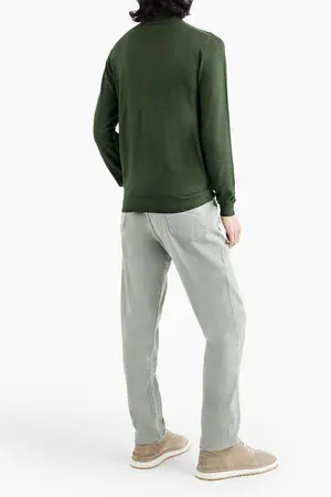 Peserico Mélange Wool Turtleneck Sweater
