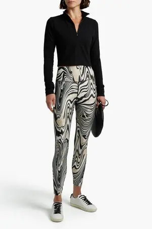 Good American Printed Stretch Leggings