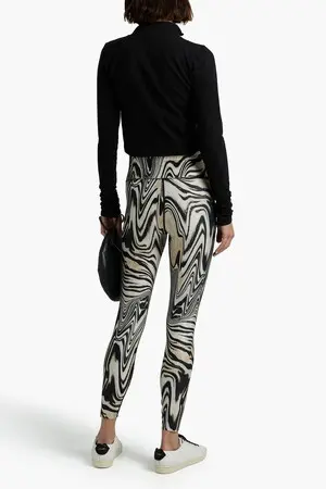Good American Printed Stretch Leggings