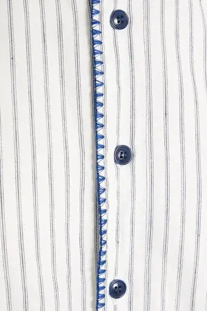 RE/DONE 90s Oversized Striped Cottonjacquard Shirt