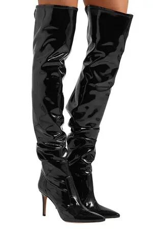 GIANVITO ROSSI 85 Vinyl Over-the-knee Boots