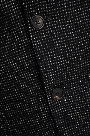 Zegna Bouclé Blazer - Black