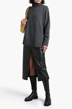 JOSEPH Mélange Wool Turtleneck Sweater
