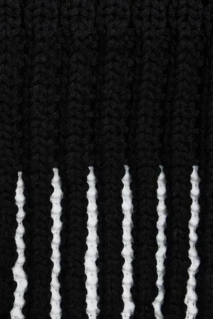 3.1 Phillip Lim Striped Jacquardknit Sweater - Black
