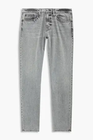 FRAME Slim Fit Bleached Denim Jeans - Anthracite