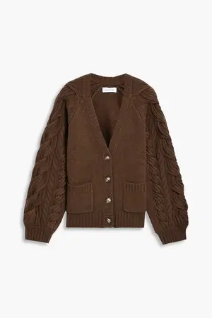 Naadam Cableknit Wool And Cashmereblend Cardigan