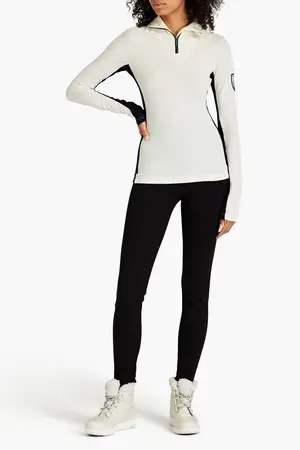 WE NORWEGIANS Voss Striped Merino Woolblend Piqué Base Layer