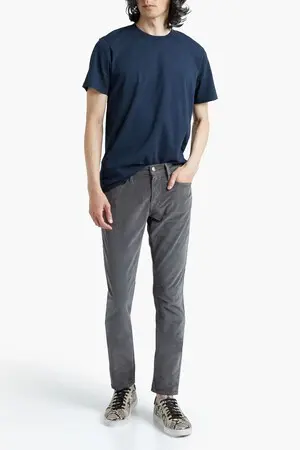 FRAME Embroidered Cottonjersey Tshirt