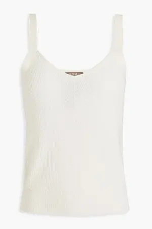 N.peal Ribbed Cashmere Tank