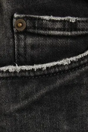 Retrofete Carter Distressed Highrise Tapered Jeans