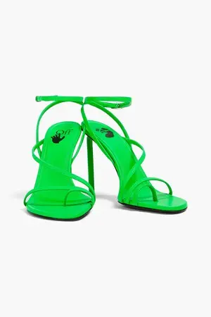 Off-White Allen Neon Leather Sandals