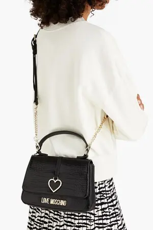 Moschino Croceffect Tote