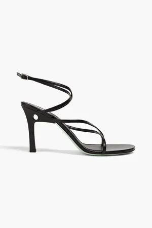Off-White Meteor Leather Sandals - Black