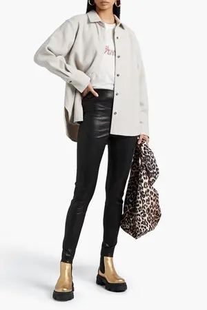 FRAME Oversized Wool-blend Jacket