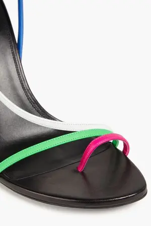 Off-White Allen Colorblock Leather Sandals - Multicolor