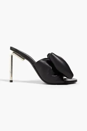 Off-White Allen Bowembellished Leather Mules - Black