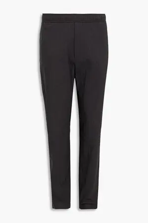 Theory Tapered Cottonblend Jacquard Pants - Charcoal