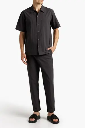 Theory Tapered Cottonblend Jacquard Pants