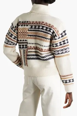 A.L.C. Tate Fair Isle Woolblend Jacquard Turtleneck Sweater