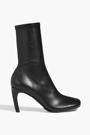 Dries Van Noten Leather Ankle Boots