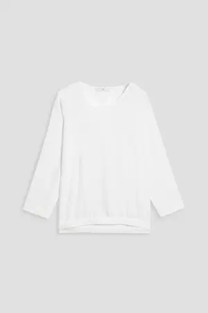Tibi Twill Blouse With Ring Embellishment