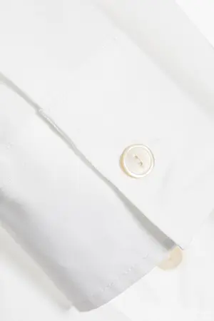 Palmer//harding Pussybow Cottonblend Poplin Blouse