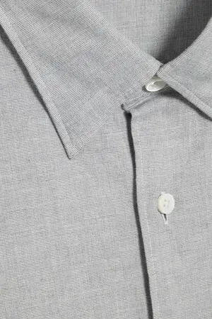 Zegna Checked Cotton Shirt