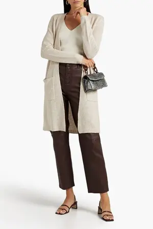 Theory Linen And Cashmereblend Cardigan