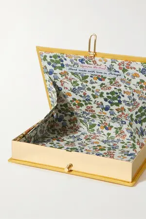 OLYMPIA LE-TAN Van Gogh Museum Embroidered Appliquéd Canvas Clutch