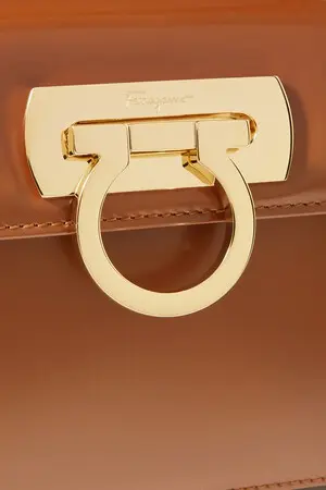 FERRAGAMO Iconic Mini Leather Shoulder Bag