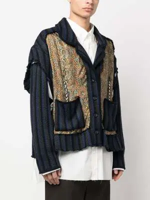 MAISON MARGIELA Layered Paisley-print Poplin Shirt