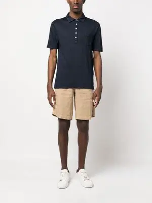 Massimo Alba Mid-rise Cotton Shorts
