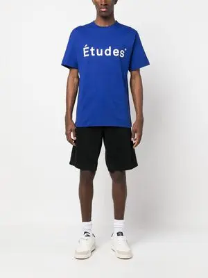 ÉTUDES STUDIO Logo-print Cottont-shirt