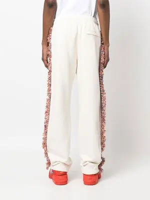 COUNTY OF MILAN Fringe-detailing Jersey Track-pant