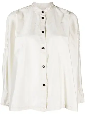 JIL SANDER Long-sleeve Button-up Shirt - Neutrals
