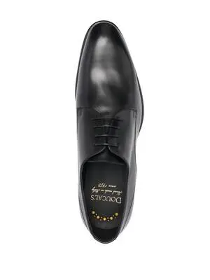DOUCAL'S 32mm Leather Derby Shoes - Black