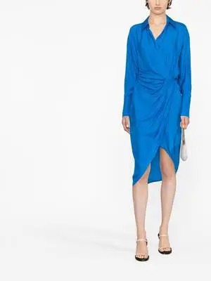 Gauge81 Silk Midi Dress