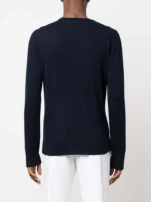 ROBERTO COLLINA Crew-neck Jumper - Blue