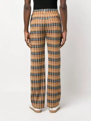 WALES BONNER Check-pattern Trousers