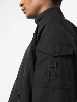 Herno Logo-patch Bomber Jacket