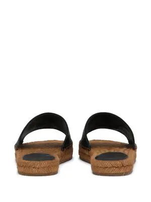Dolce & Gabbana Dg Logo Espadrilles - Black
