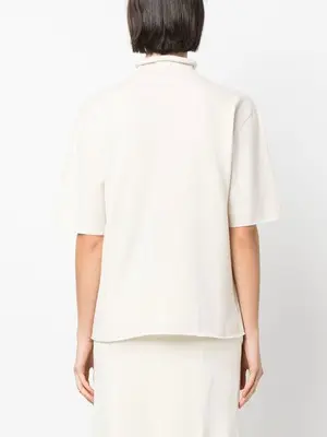 JIL SANDER Short-sleeve Knit Top - Neutrals