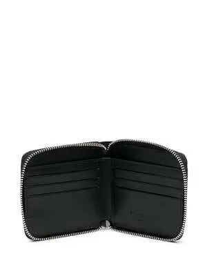 Philipp Plein Mini Crocodile-embossed Leather Wallet