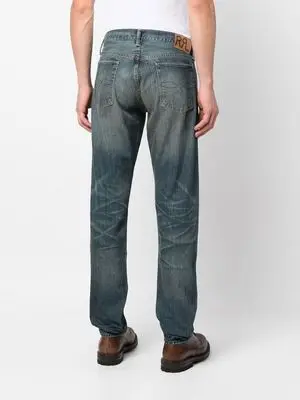 Ralph Lauren Straight-leg Washed Denim Jeans