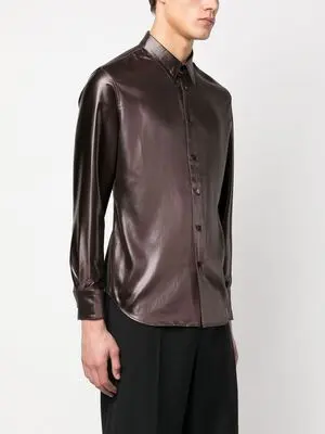 Eckhaus Latta Metallic Long-sleeve Shirt