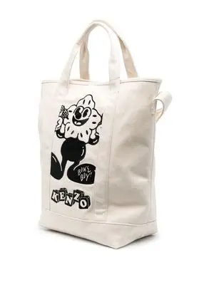 Kenzo Logo-patch Tote Bag