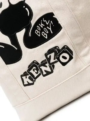 Kenzo Logo-patch Tote Bag