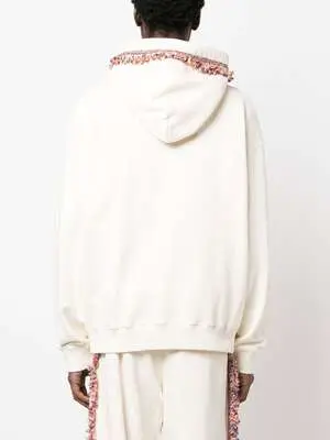 COUNTY OF MILAN Hoodie With Fringe Detailing